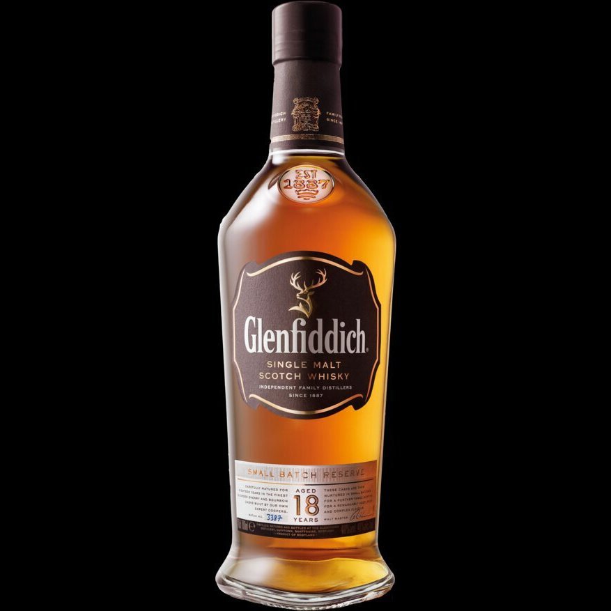 Glenfiddich 18 Year Old Small Batch Reserve Single Malt Scotch Whisky ...